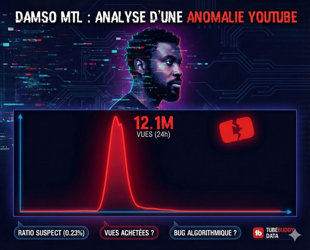 Damso MTL : analyse d'une anomalie YouTube - MDMC Music Ads - The blog